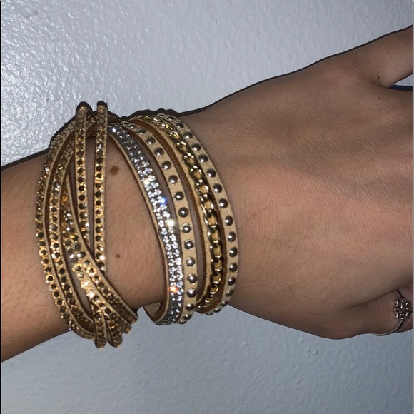 Jewelry | Gold Wrap Around Bracelet | Poshmark
